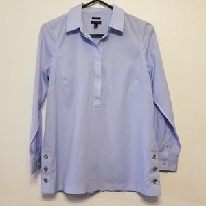 Talbots | Tops | Talbots The Perfect Tunic In Light Blue | Poshmark